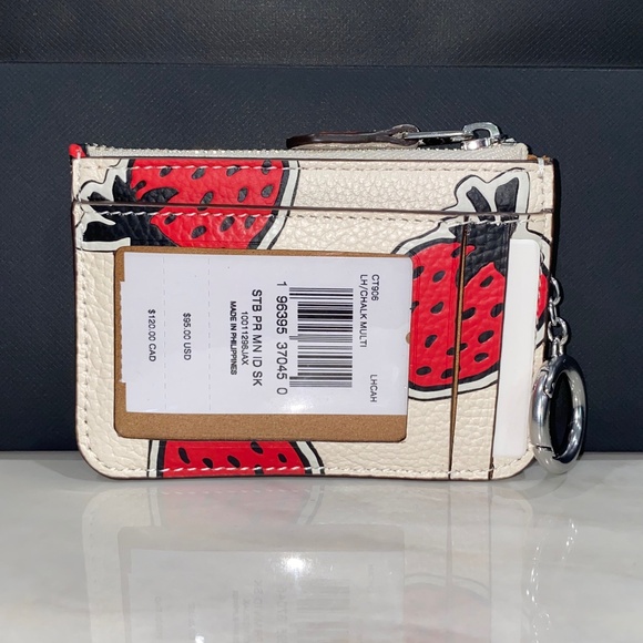 Coach | Bags | Coach Strawberry Id Wallet | Poshmark